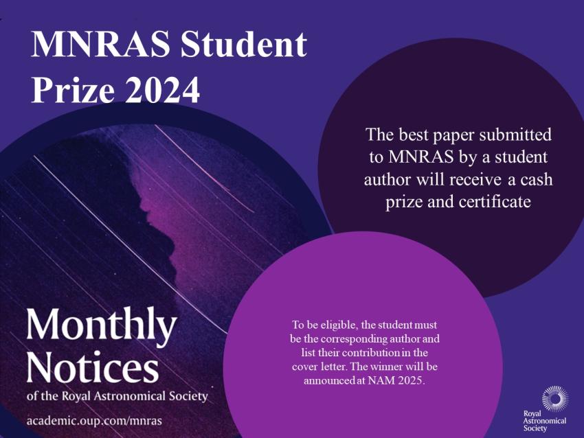 MNRAS Student Prize | The Royal Astronomical Society